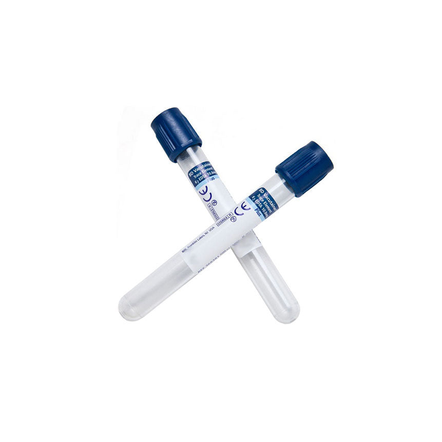 Vacutainer Tube Trce Plh 13 X 100 6.0 Uplbl R/bl Edta – BeHope