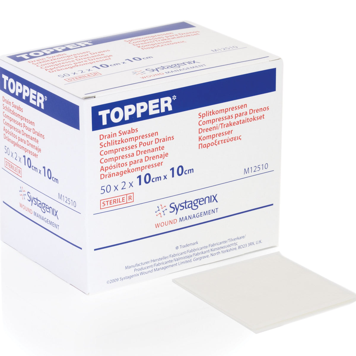 Topper? Drain Swabs 10cm X 10cm - Box Of 100 – BeHope