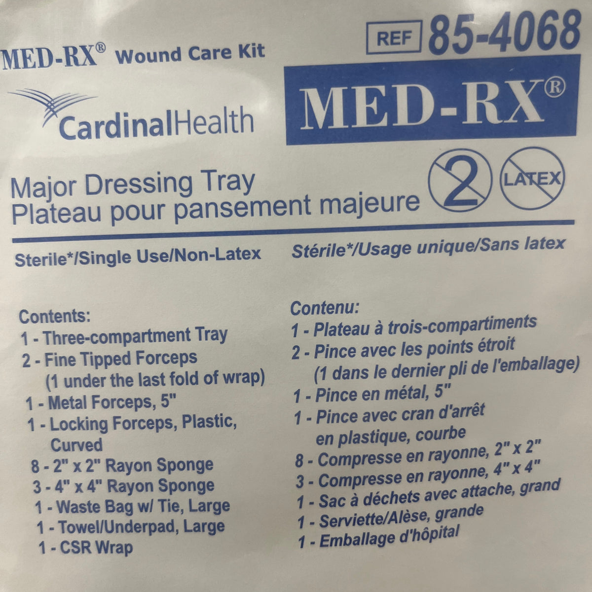 Major Dressing Tray Wound Care Kit Sterile – BeHope