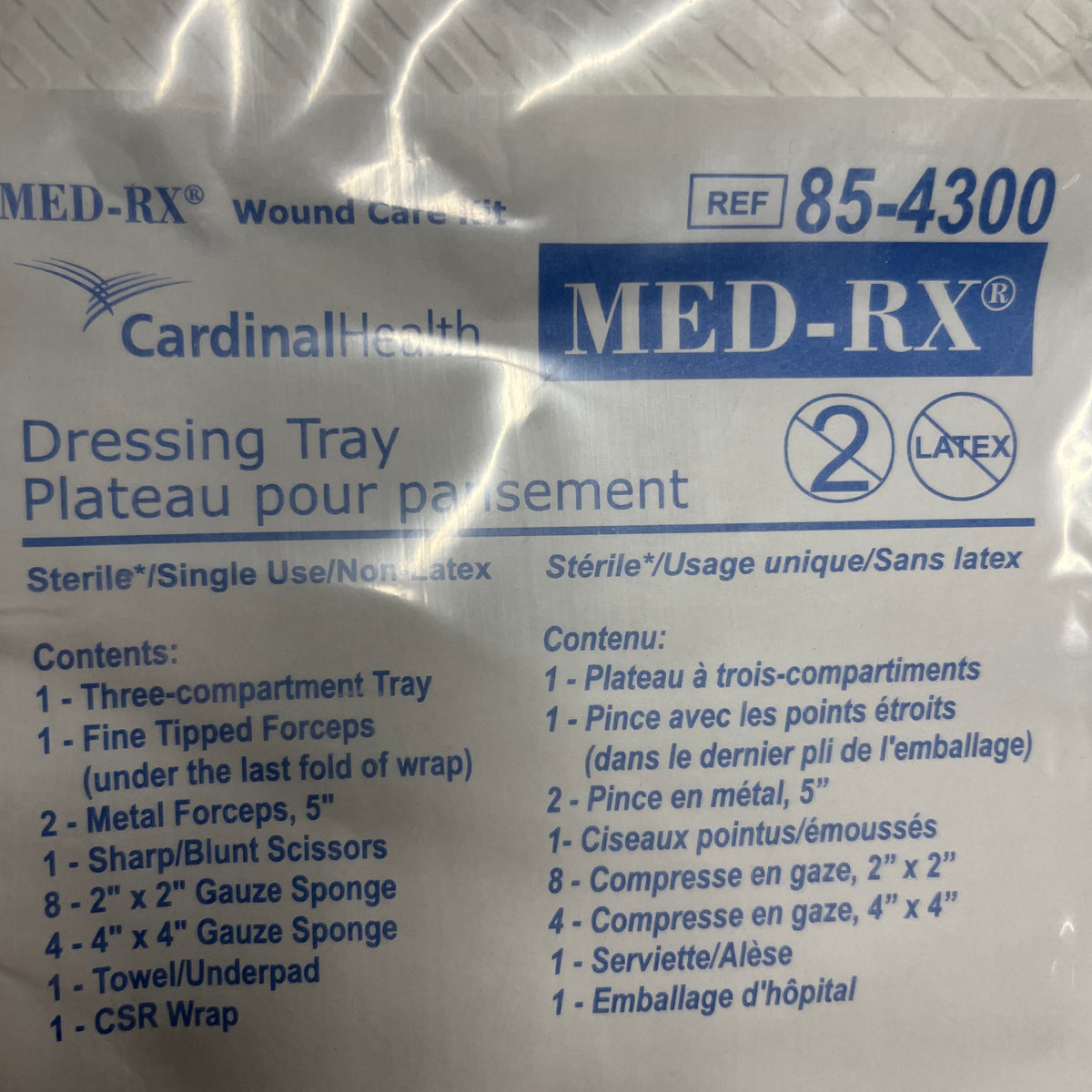 Wound Care Dressing Tray, Latex-free, Sterile – BeHope